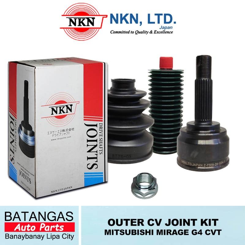 OUTER CV JOINT KIT MITSUBISHI MIRAGE G4 CVT 2014-2024 Z-7309-2H NKN ...