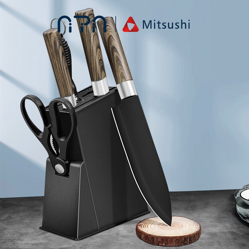 Nipiin Kitchen Knife Set 6 Piece Stainless Steel Precision Knife Chef's ...