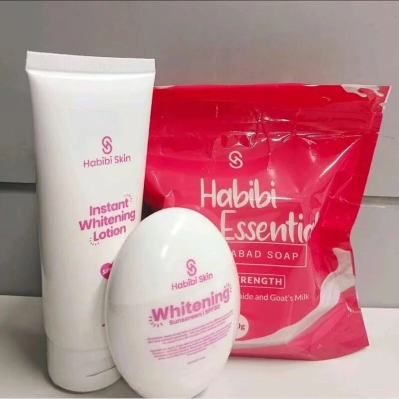 HABIBI SKIN 3in1 COMBO BABAD SOAP+LOTION+SUNSCREEN | Shopee Philippines