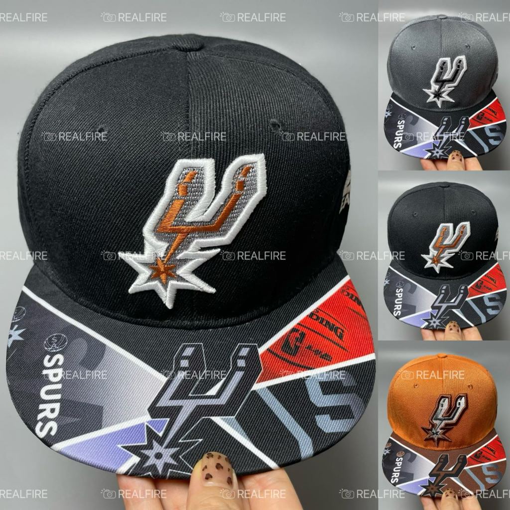 REALFIRE Inspired By NBA Spurs Baseball Cap Dadhat Adjustable Snapback ...