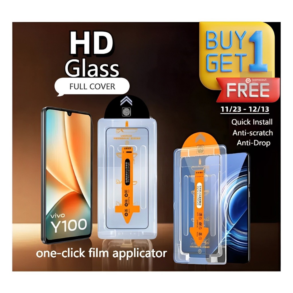Dust Free HD Tempered Glass For Redmi A3 A2 A1 13C 10A 9/9A 9T 8A Note ...