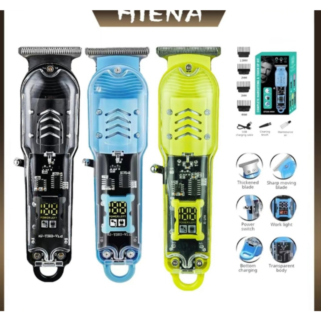 SYA Portable Cordless Hair Razor Set Model C - Rechargeable, Low Noise ...