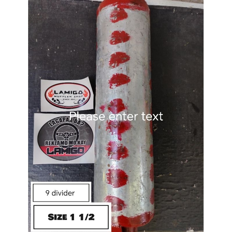 lamigo mufflers jeepney superhollywood 1 1/2 9dividers | Shopee Philippines