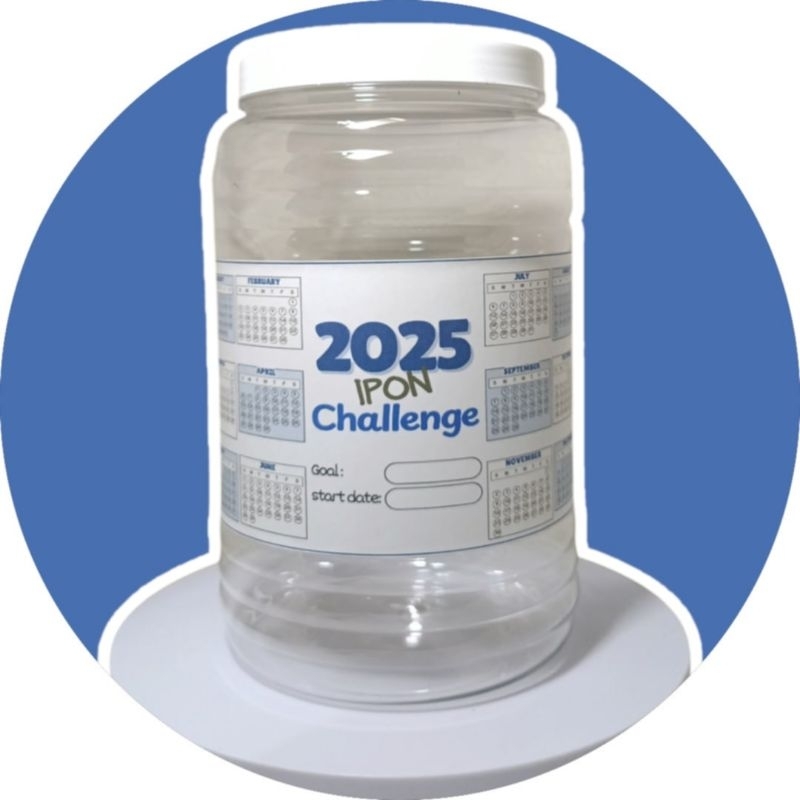 Blue Berry Jar 2025 Calendar Alkansya Ipon challenge | Shopee Philippines