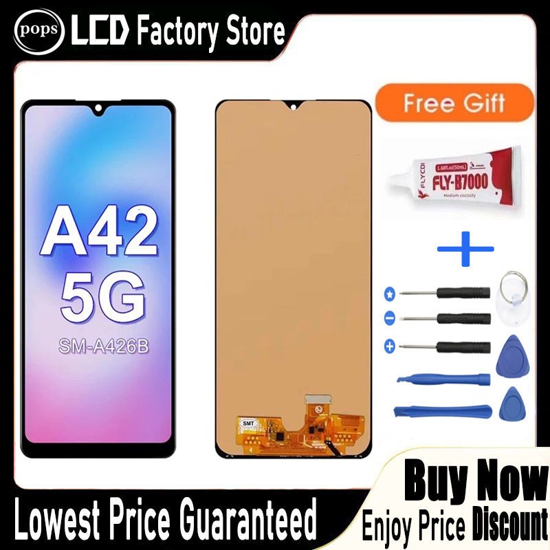 Samsung LCD Samsung A42 5G A426 OLED LCD Digital Touch Screen Display Assembly for Replacement ...