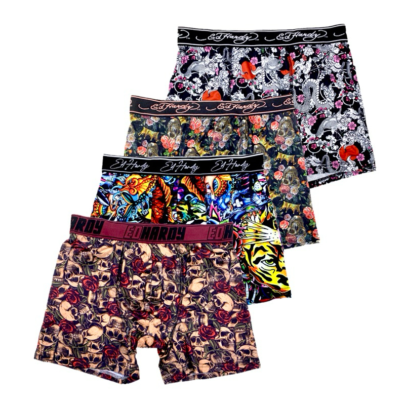 ED HARDY IMPORTED BRANDED BOXERS (SPANDEX) | Shopee Philippines