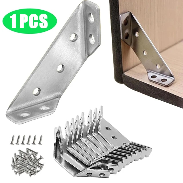 Universal Stainless Steel Corner Connector Angle Fasten Connector ...