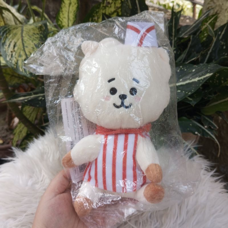 BANDAI Ichiban Kuji RARE BTS BT21 Diner RJ Mascot Plush Toy | Shopee ...