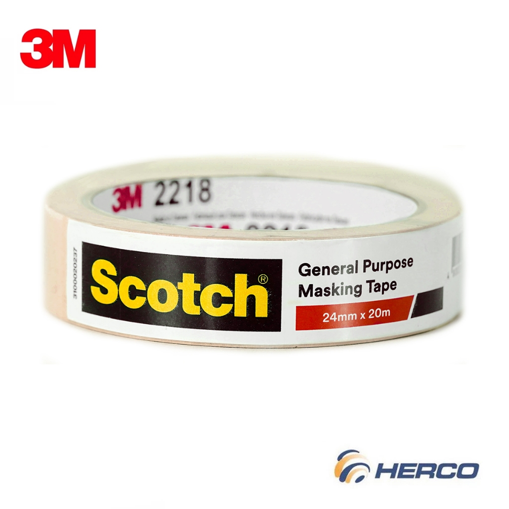 3M Scotch General Purpose Masking Tape 24MM x 20M | Shopee Philippines