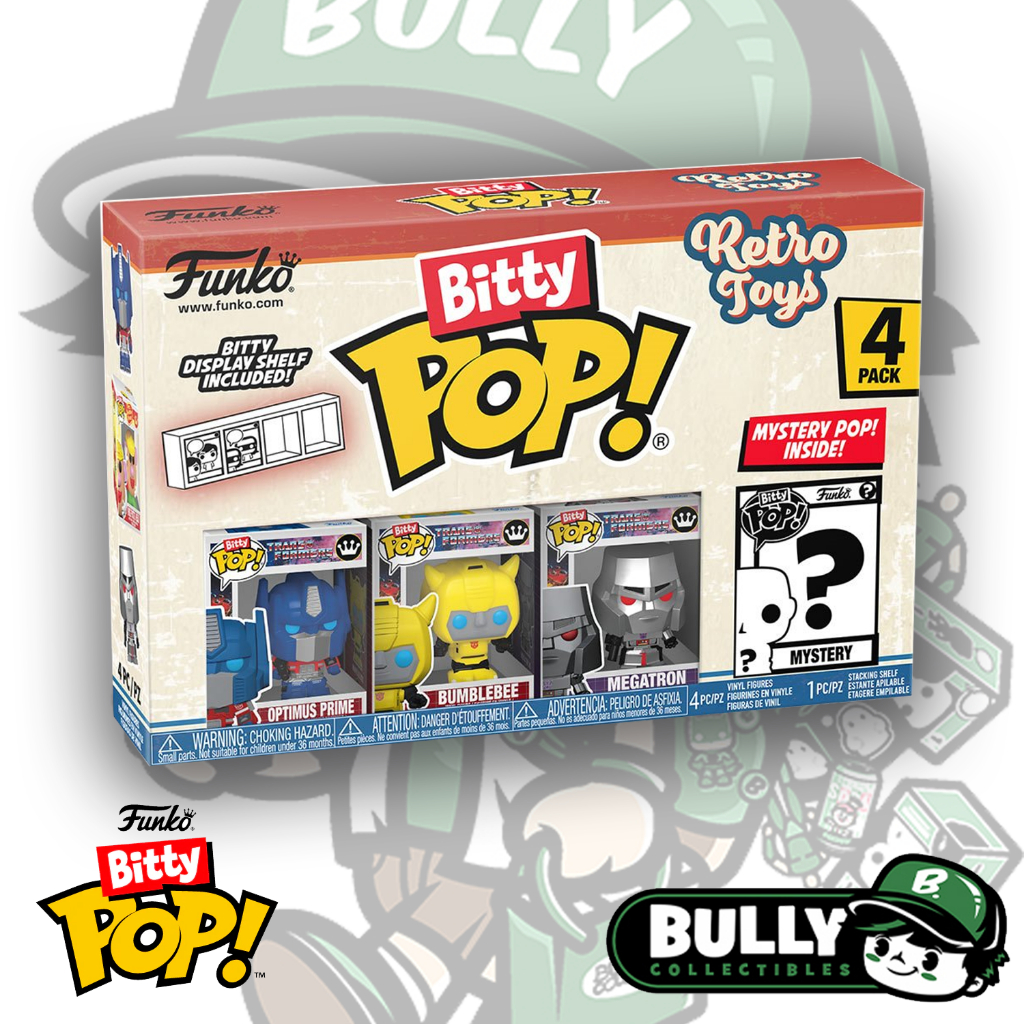 Funko Bitty POP! Retro Toys: Transformers - Optimus Prime 4-Pack ...