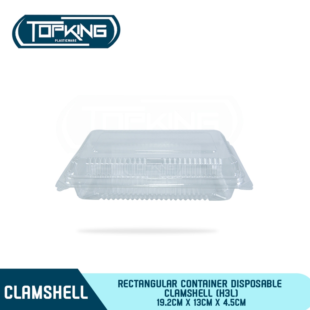 TPK H3L-Clamshell Packaging Container OPS Plastic Material 25pcs ...