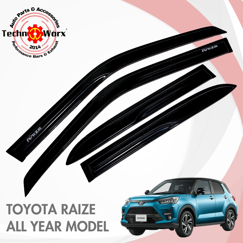 Toyota RAIZE Visor Window All New Thailand High Quality rain gutter ...