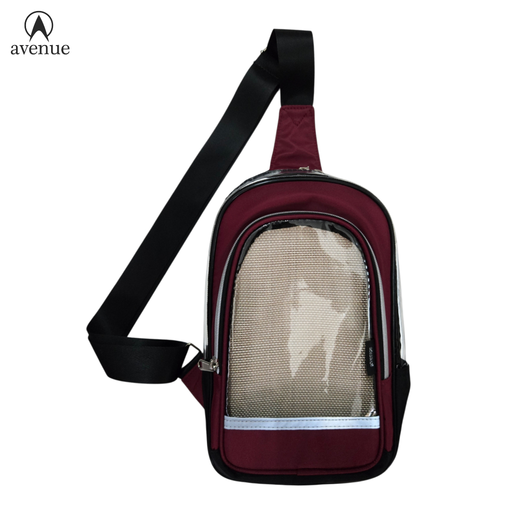 Avenue #529 Transparent PVC Clear Body Shoulder Outdoor Waterproof Bag ...