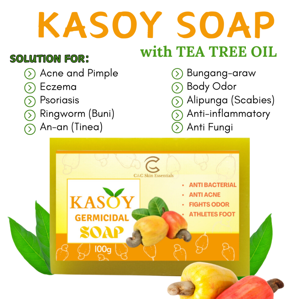 Organic Kasoy Soap: Natural Solution for Mild Skin Problems Eczema ...