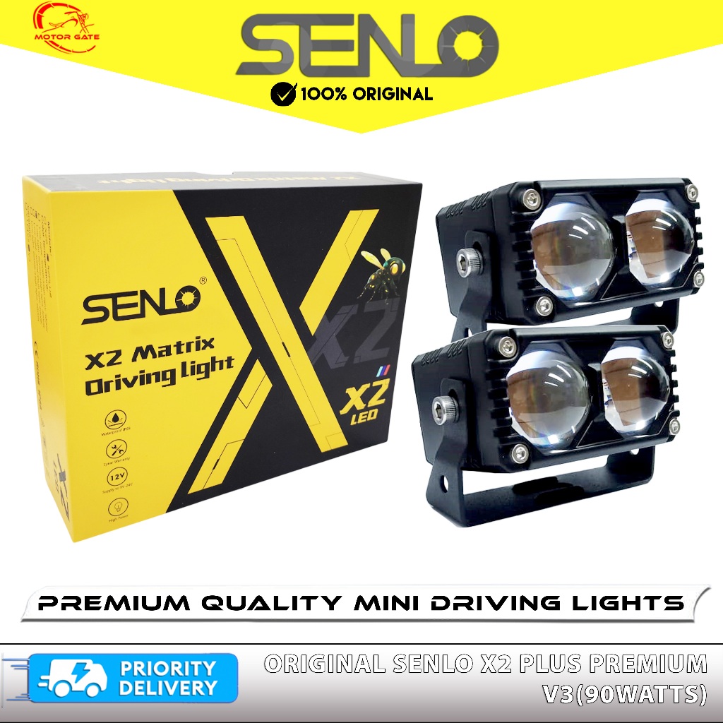Original Senlo X2 PLUS V3 Series Premium Mini Driving Light for ...