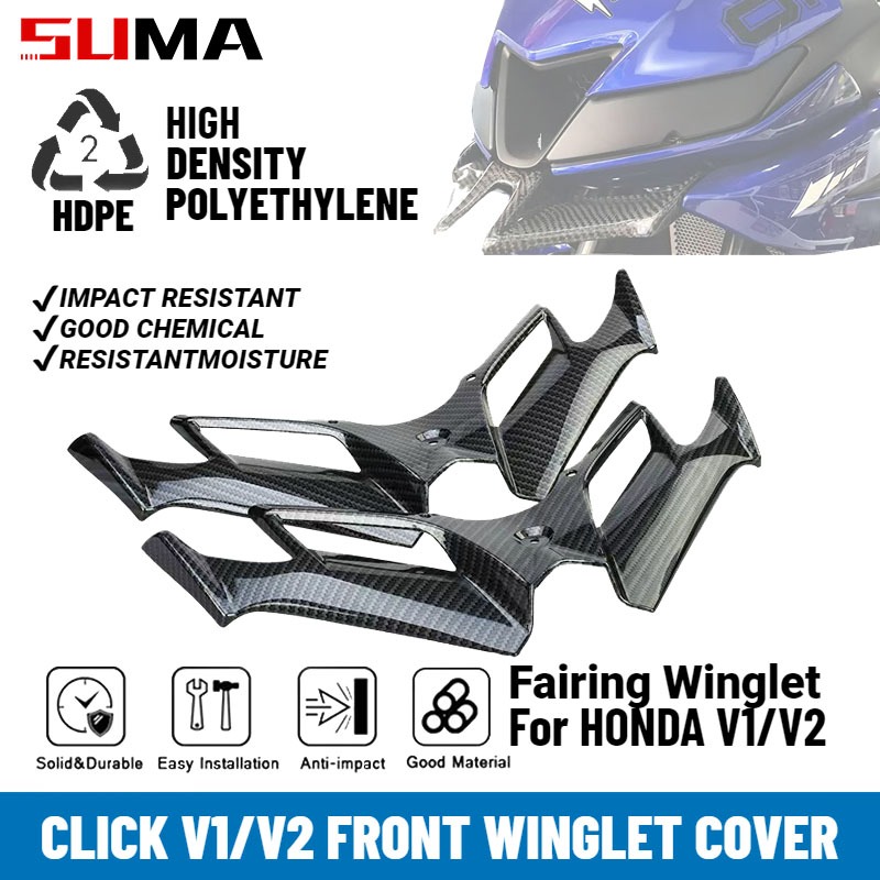 HONDA Click 125i 150 160 V1 V2 New Models For 2024 Winglet Ninja Mask ...