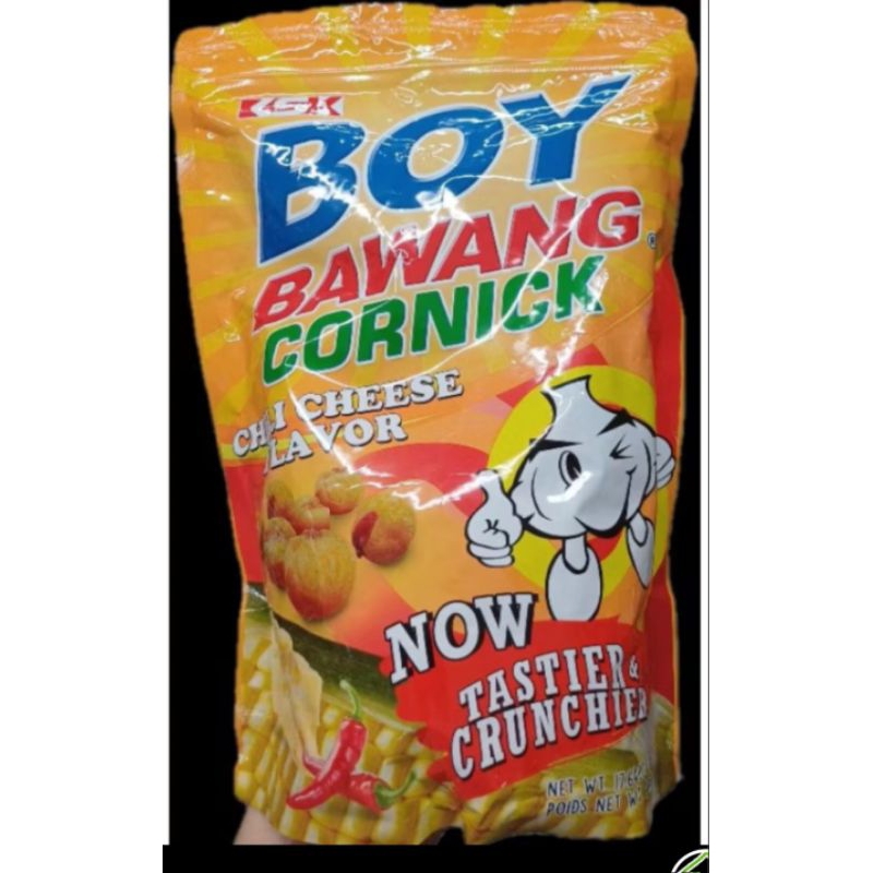 500g Boy Bawang Chili Cheese Flavor Cornick Fried Corn | Shopee Philippines