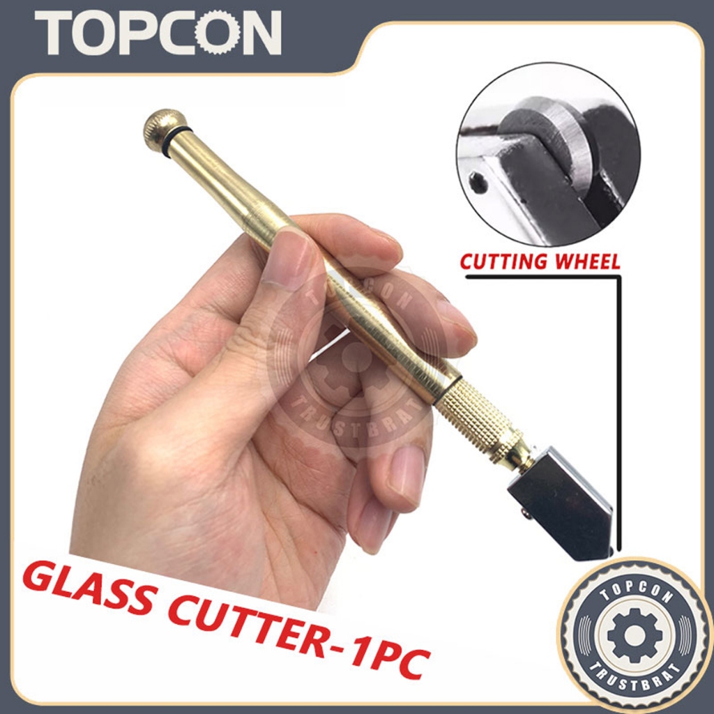 Topcon diamond Glass Cutter Origina tile cutter Handle Hand Tool Gold ...