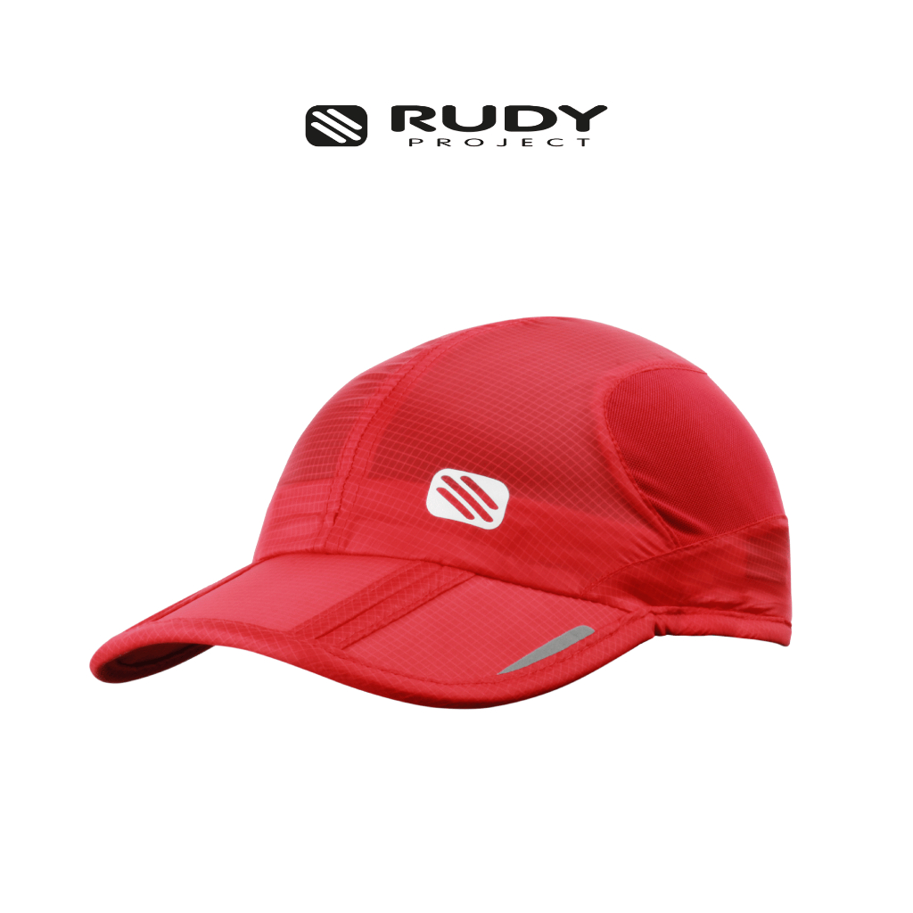 Rudy Project Emblem Logo Foldable Cap in Red | Shopee Philippines