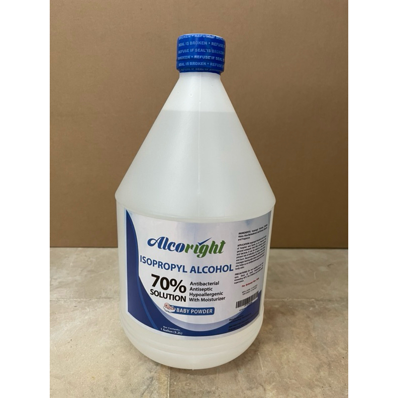 70% Solution Isopropyl Alcohol Baby Powder Scent with Moisturizer ...