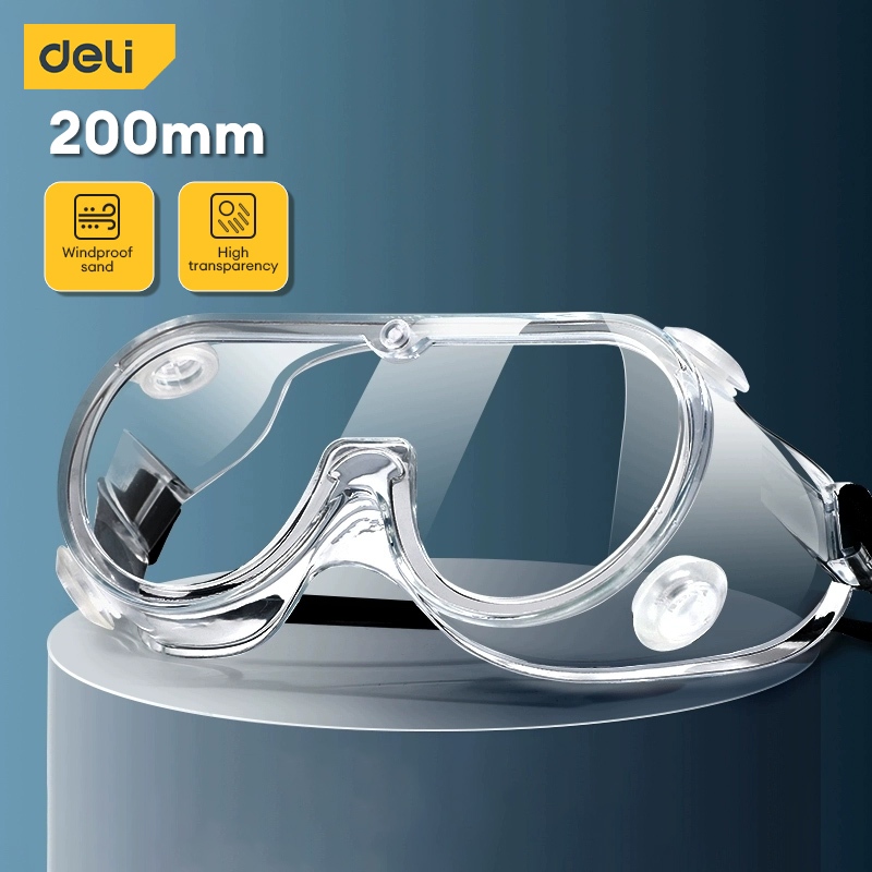 Deli Anti-impact Eye Mask Safety Lab Goggles Medical Safety Goggles Eye ...