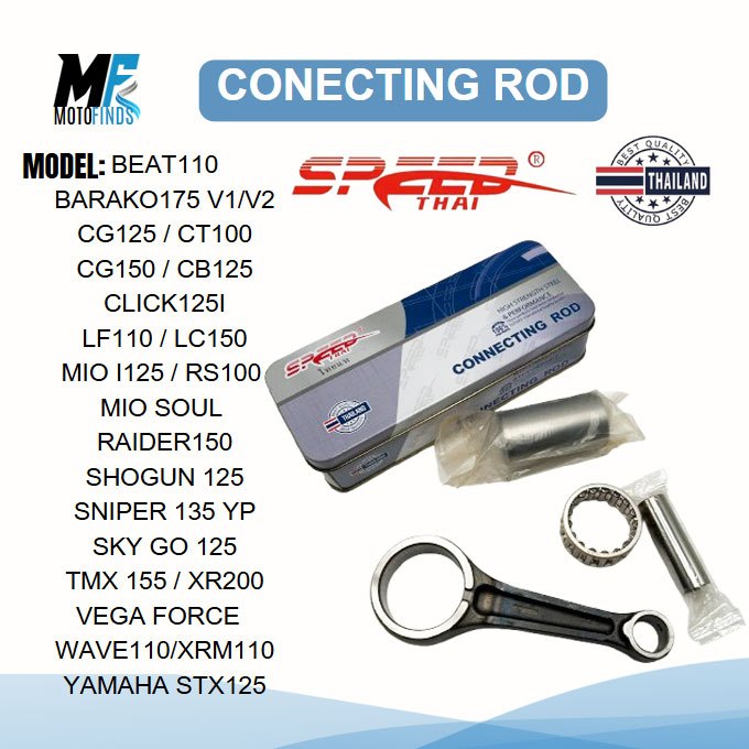 MOTORCYCLE PARTS CONNECTING ROD KIT DREAM BRAVO XRM TMX CDI CT-100 WIND ...