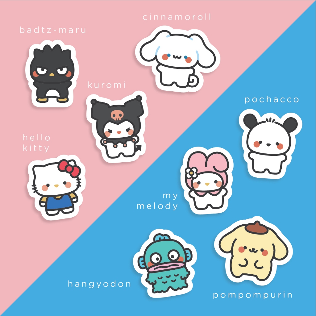 Sanrio Waterproof Sticker Pack | Shopee Philippines