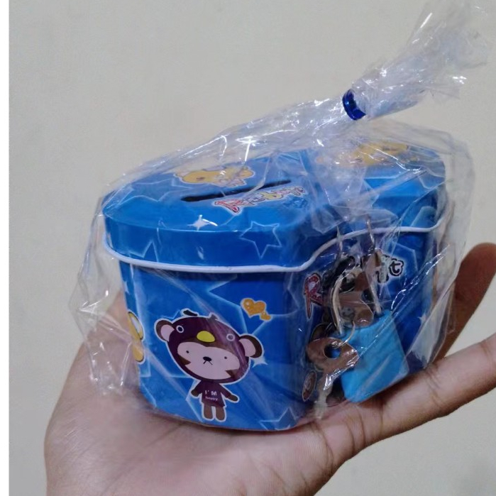 [a3] Mini Alkansya with Lock and Key Coin bank Cute Piggy Bank Money ...