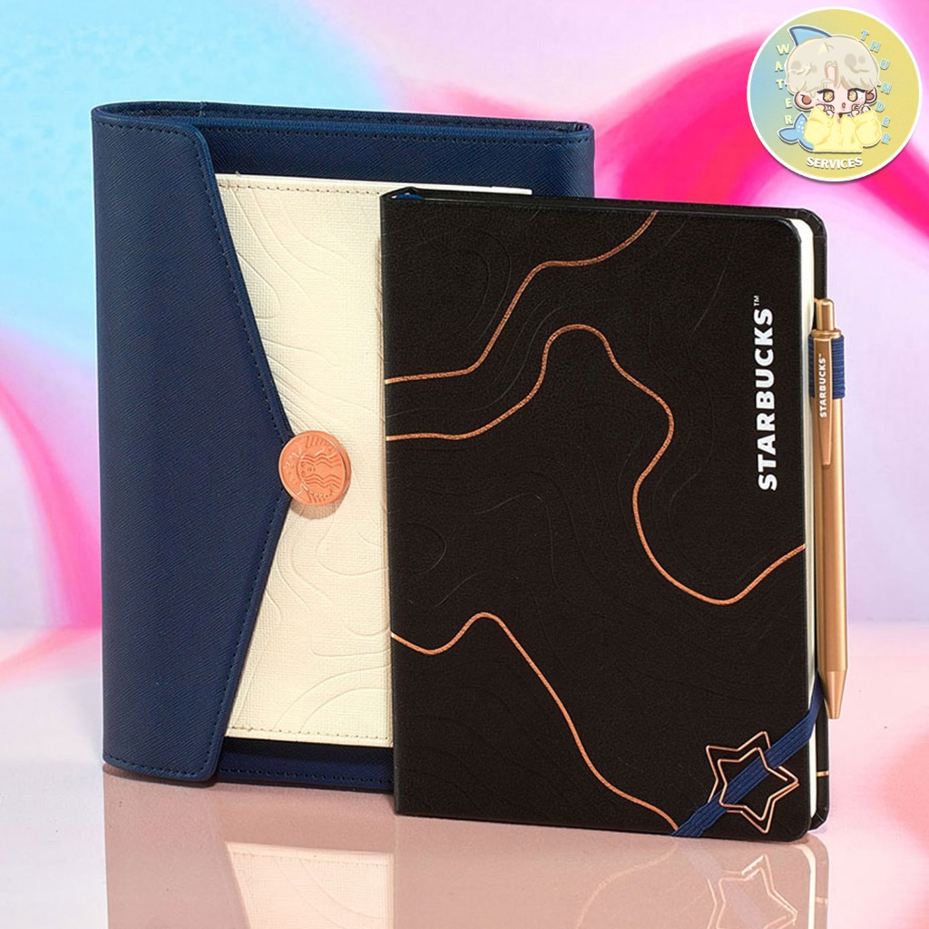 2025 Starbucks Traditions Rewards Sable Planner with Pouch and Pen Box ...
