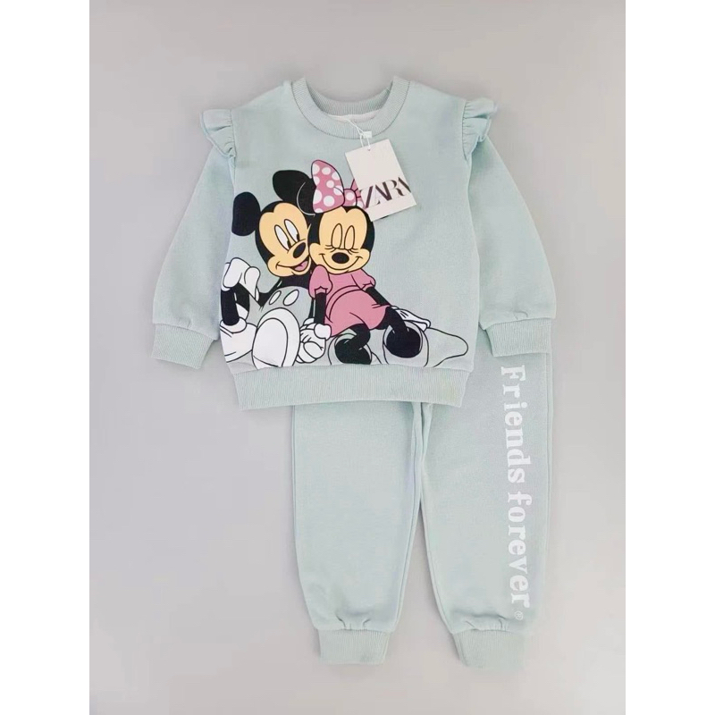 Minnie Mouse Tracksuit (Age 2-7yrs Old) | Shopee Philippines