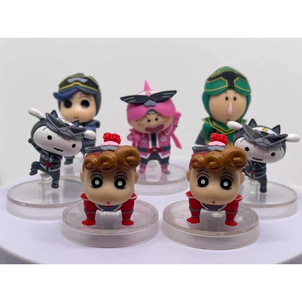 Crayon Shin-chan Masao Super Sentai Series figures set of 7 | Shopee ...