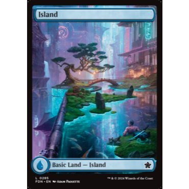 MTG - Basic Lands Full Art Foundations - NM L FDN | Shopee Philippines