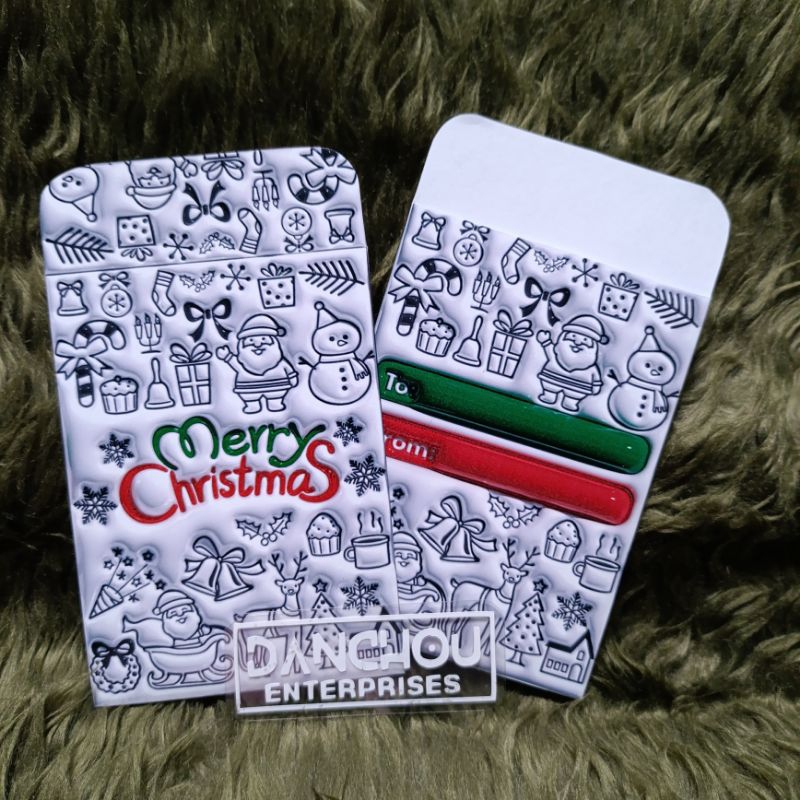 Christmas Ampao / envelop / Angpao 3D Effect Design 10pcs | Shopee ...