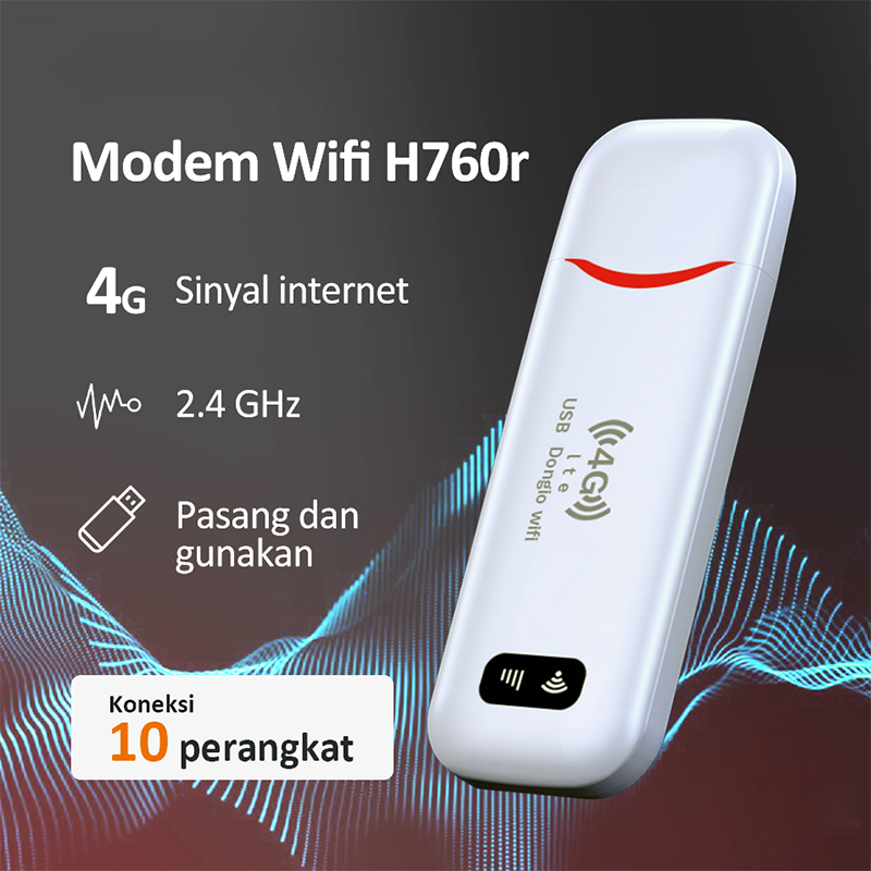 USB Wireless 4G LTE WiFi Router Modem Universal SIM Card 150Mbps Mini Pocket WiFi Hotspot ...