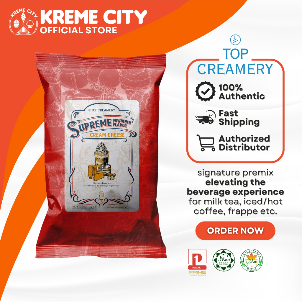 TOP Creamery Supreme Series Cream Cheese Powdered Flavor Beverage ...