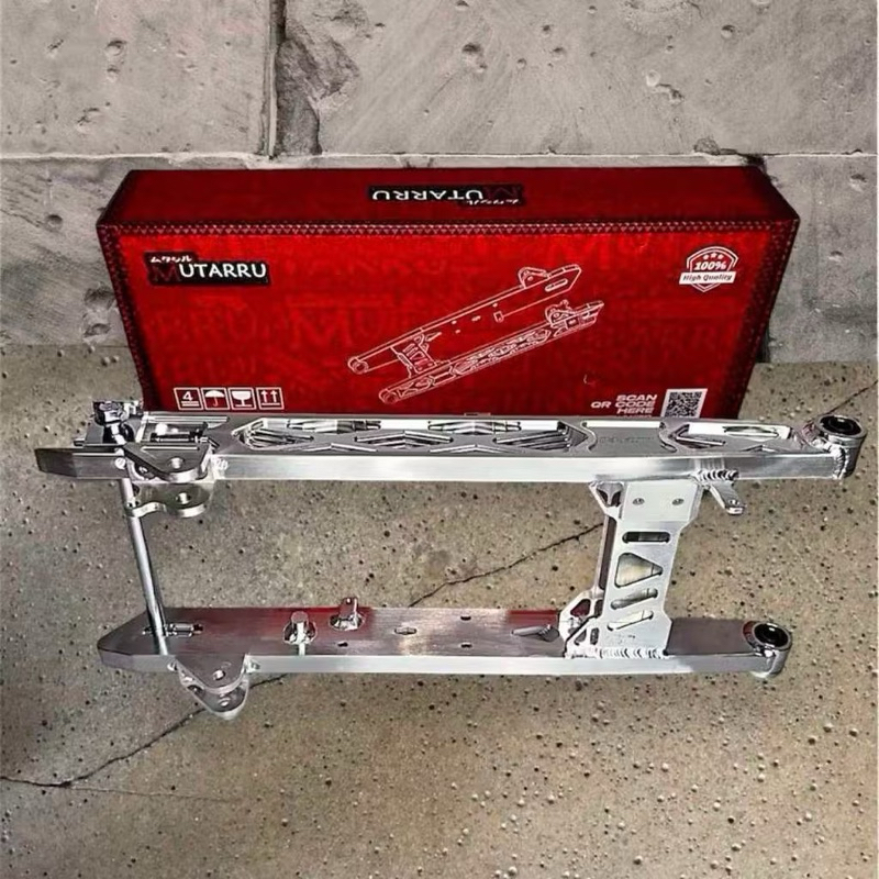 MUTARRU CNC SWING ARM MALAYSIAN CONCEPT FOR HONDA WAVE125/XRM +2 INCHES ...