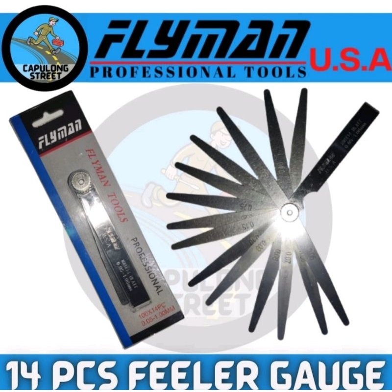Flyman Tools 14pcs. Feeler gauge | Shopee Philippines