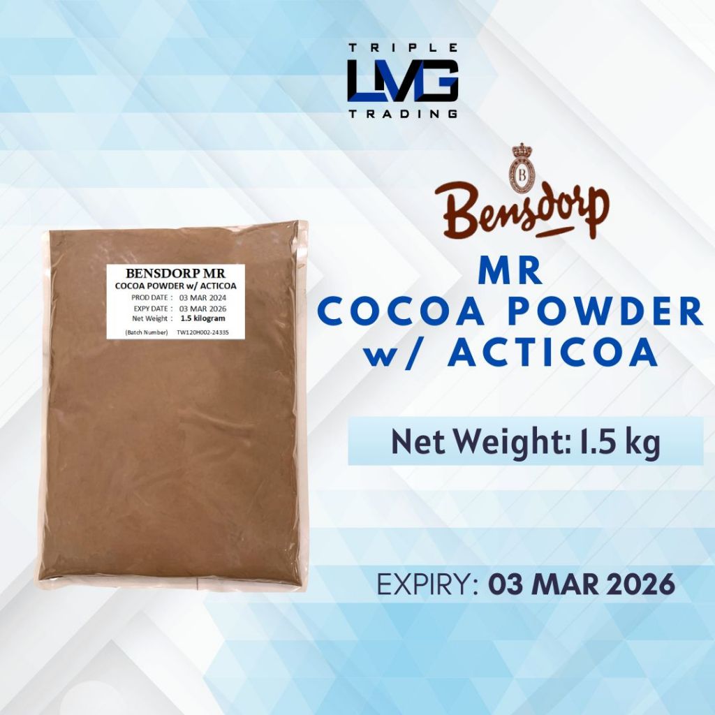 Bensdorp MR w/ ACTICOA Cocoa Powder | Dresden MD Cocoa Powder 1.5KG ...