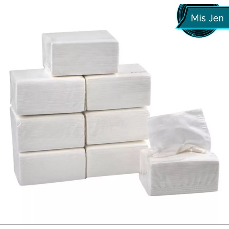 Native Wood Pulp Facial Tissue Interfold Paper Towel 3 Ply ( 8pieces in ...