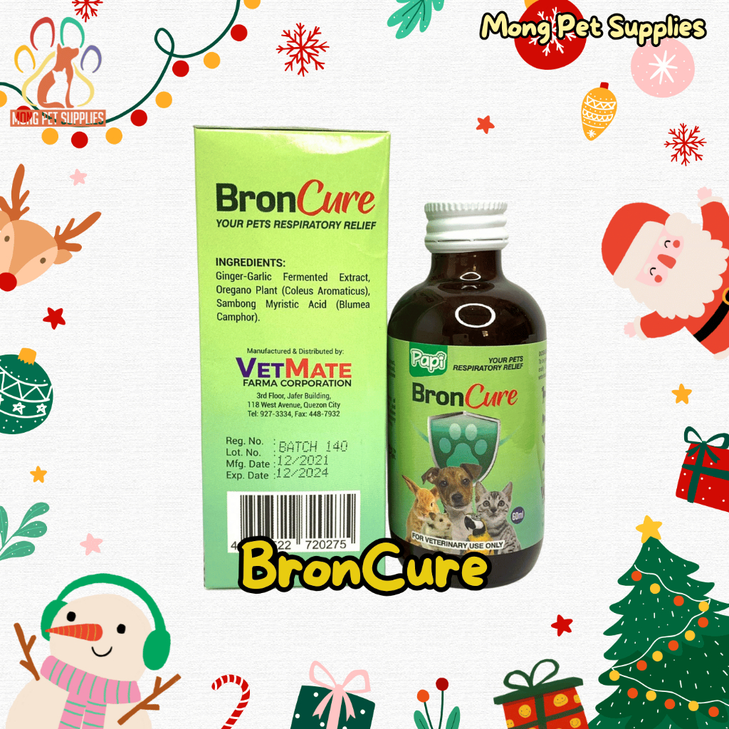 Papi Broncure Syrup for Dogs & Cats 60ml | Shopee Philippines