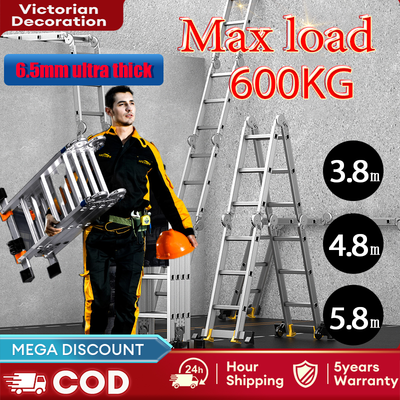 ladder Aluminum ladder foldable ladder heavy duty ladder Multi ...