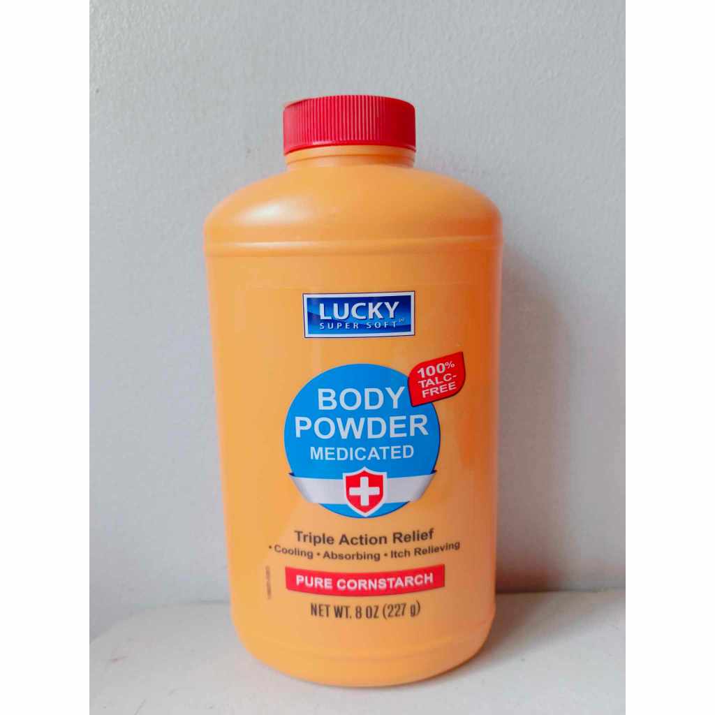 Pure Cornstarch Body Powder 227g 100% Talc Free triple action relief ...