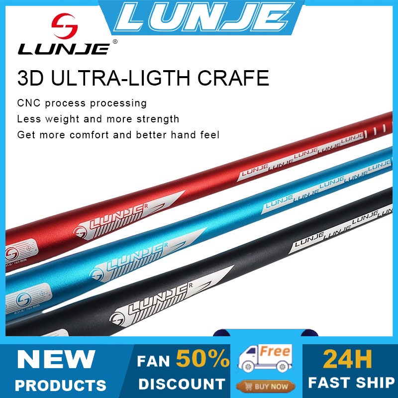 Lunje Bicycle Straight Aluminum Alloy Handlebar 31.8x720mm/780mm ...