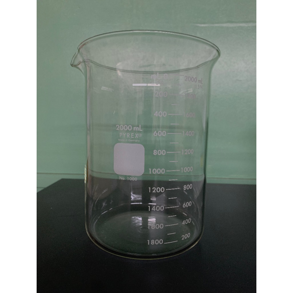 Original Pyrex Glass Beaker 2L | Shopee Philippines