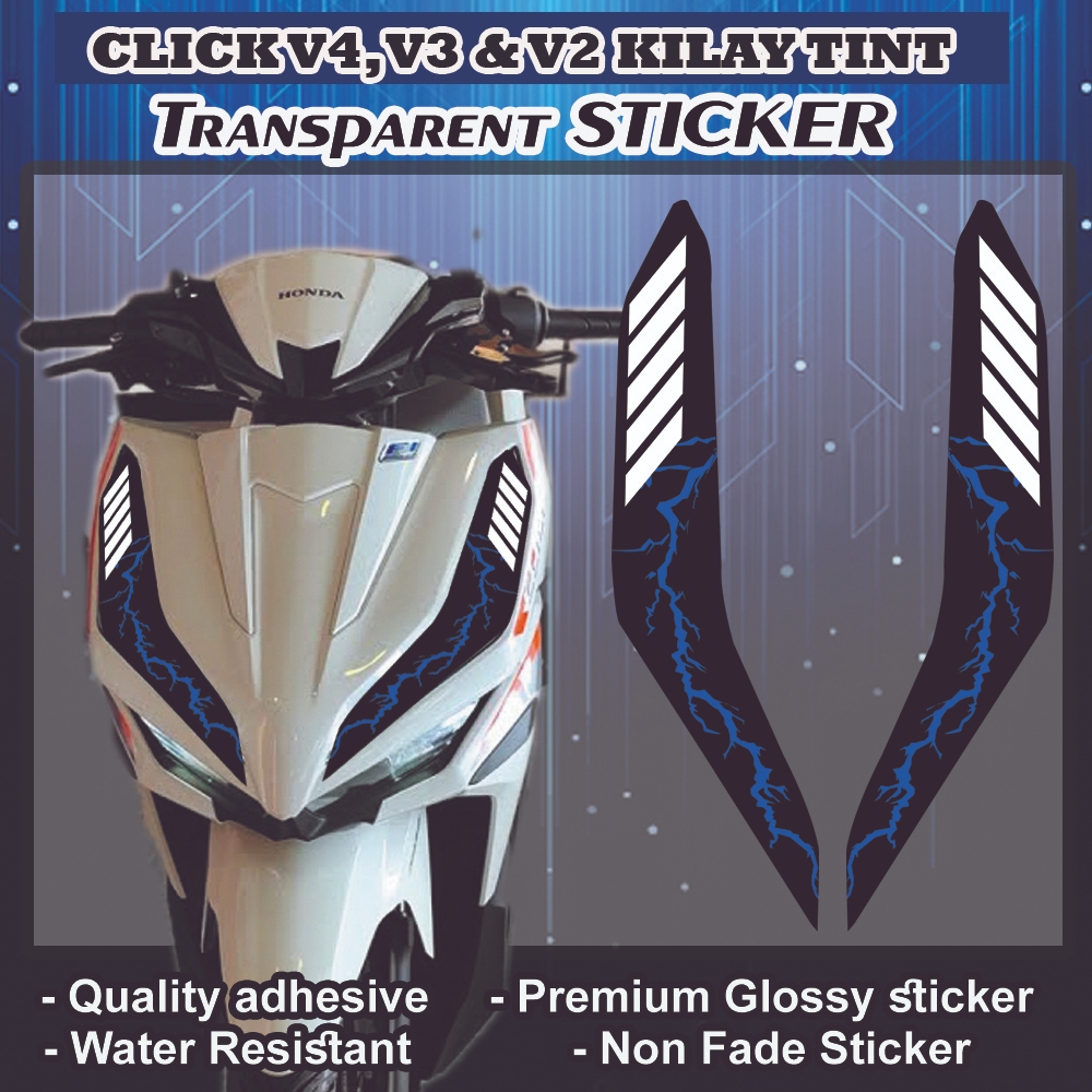New Kilay Tint for Honda click V4/V3/V2 kILAY TINT FOR CLICK Sticker ...