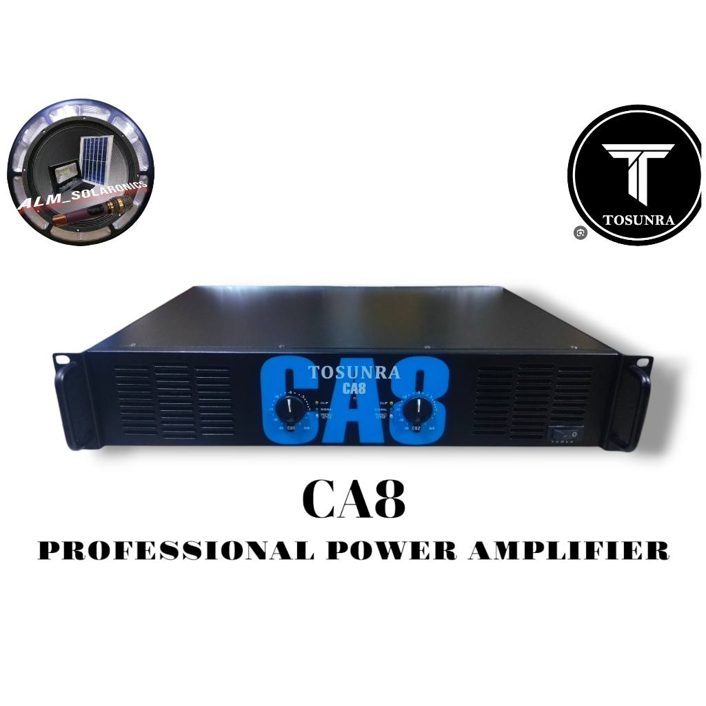 TOSUNRA CA8 P4 power amplifier 2U 600watts max power. | Shopee Philippines