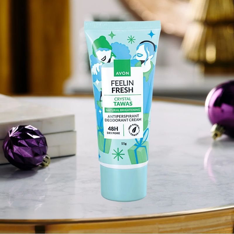 AVON Feelin Fresh Crystal Tawas Natural Brightening Antiperspirant ...