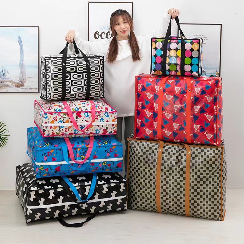 XIYUE Double Zipper Bag Thicken Versatile Strong and Durable Travel ...