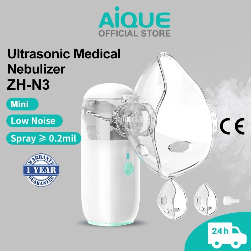 AIQUE Portable ultrasonic atomizer inhaler medical grade silent ...