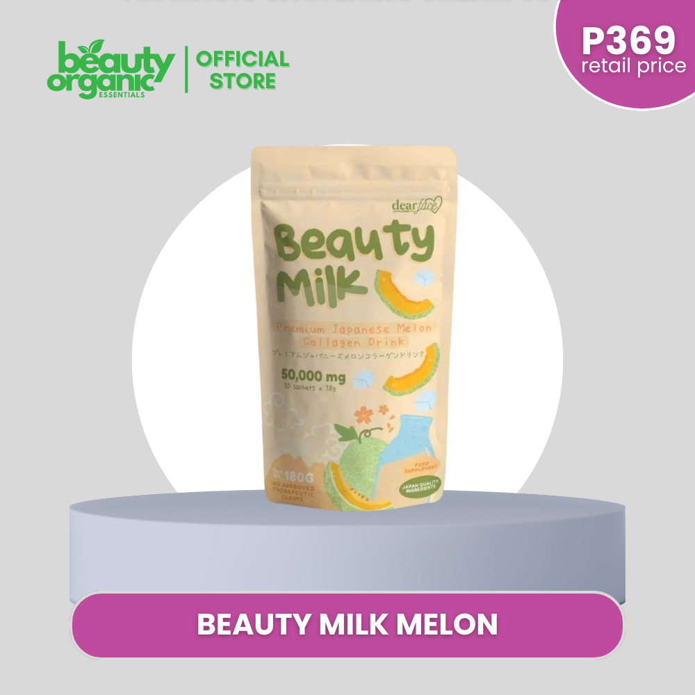 Dear Face Beauty Milk Melon Collagen Powder Drink (10 sachets ...